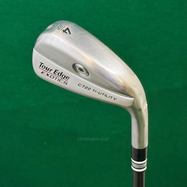 Tour Edge Exotics C722 Ti-Utility 22 4 Iron Recoil ES 760 Black F3 ...