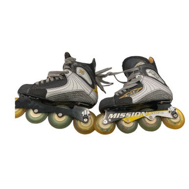 Mission Rtx Vibe-2 Racing Inline Skates Black Senior 6.5 11859 ...