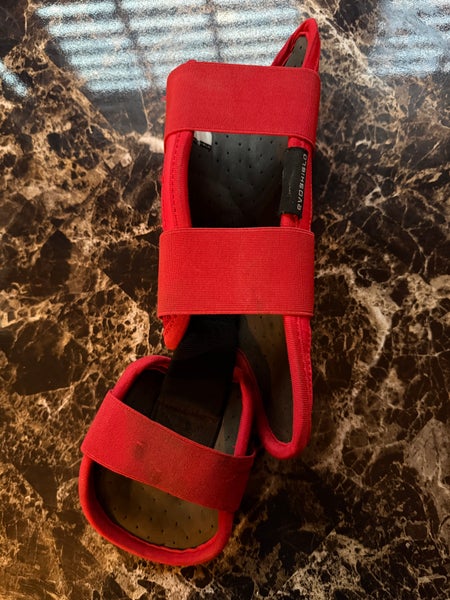 Red Senior EvoShield Leg Guard (Used) | SidelineSwap | Buy and Sell on ...