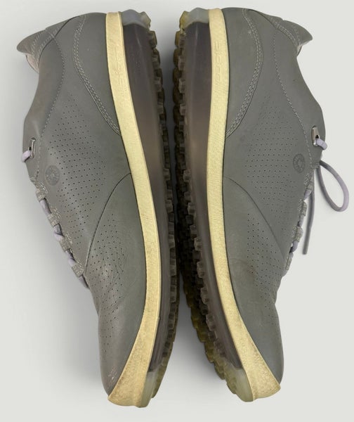 ECCO Biom Hydromax Gray Yak Leather Spikeless Womens Golf Shoes US 11 ...