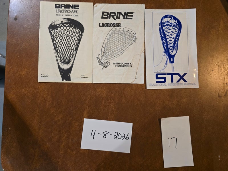 Lacrosse Stringing Booklets | SidelineSwap | Buy and Sell on SidelineSwap