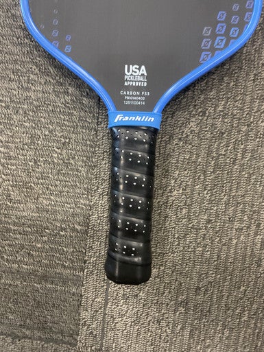 Used Franklin Carbon Fiber Paddle Pickleball Racquet Royal Blue 11614 ...