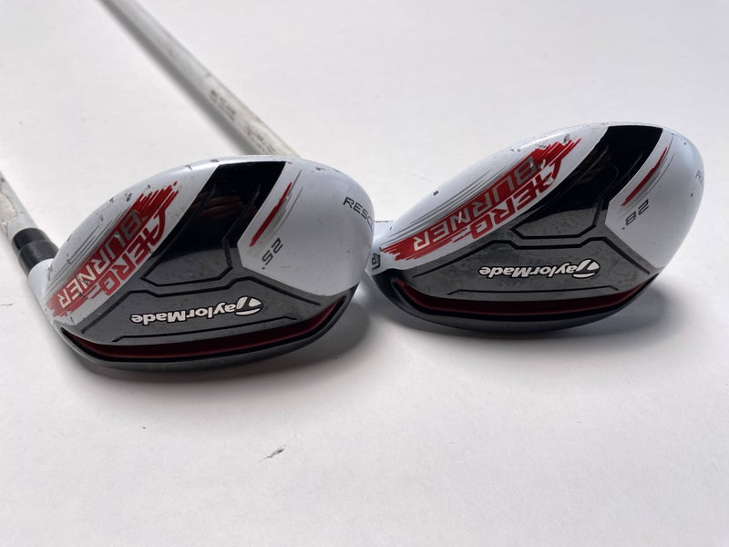 TaylorMade AeroBurner 5 & 6 Hybrid Set 25* 28* Matrix Speed Rul-Z 55g ...