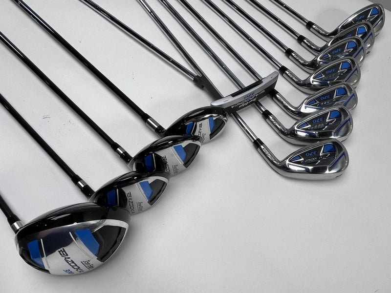 Tour Edge Bazooka 370 Club Set Driver 3-5W 4H 5-Pw+SW Putter Uniflex RH ...