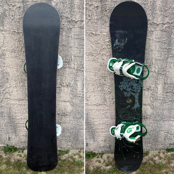 156cm Salomon Drift Snowboard With fresh Burton Bindings (Used ...
