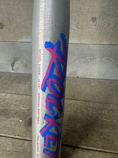 Worth Rocket Softball Bat Single Wall Official Metal 34IN. 28OZ. 2-1/4 ...