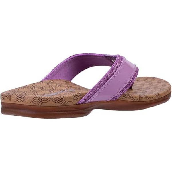 Spenco Cabo Sandals Women's US 7 Wide Purple Slip On Toe Psot Flip Flop ...