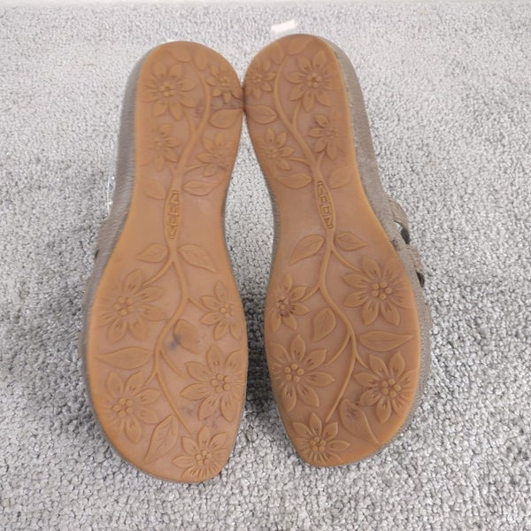 Keen Womens Size 6 Sandals Slip On Shoes City of Palms Brown Leather ...