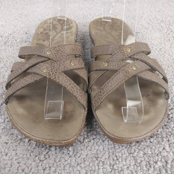 Keen Womens Size 6 Sandals Slip On Shoes City of Palms Brown Leather ...