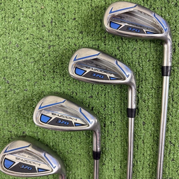 Tour Edge Bazooka 370 Golf Iron Set 5-PW SW True Temper Steel Shafts -1 ...